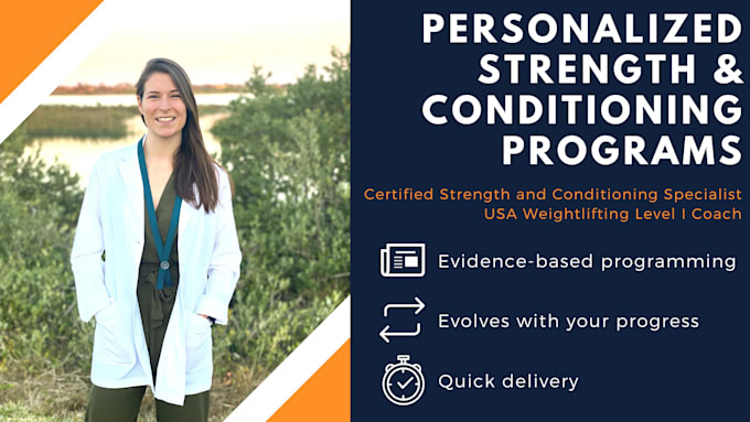 Create a personalized strength and conditioning program by Sarahclay9 ...