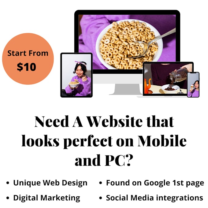 Design a wix website that looks perfect on mobile and pc by Gurbir98 ...