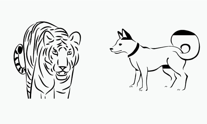 Draw anything amazing line art illustration by Design_expart_1 | Fiverr