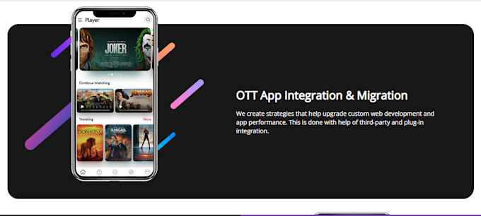 Ott app development for live video streaming, webrtc live streaming ...