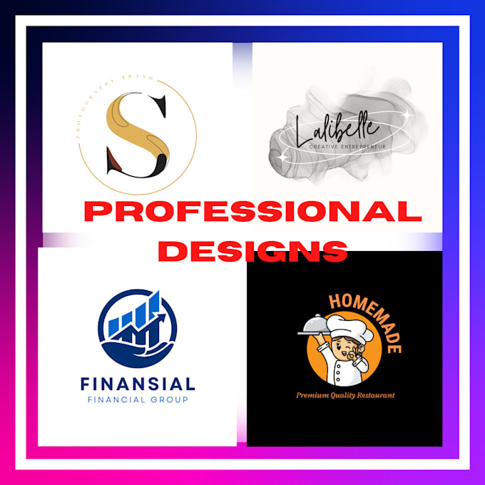 Provide professional custom made logo s for your company by Nosystudent779 | Fiverr