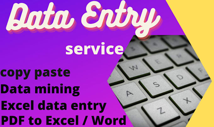 Do data entry, data mining, data scraping, copy paste by Mubeen812 | Fiverr