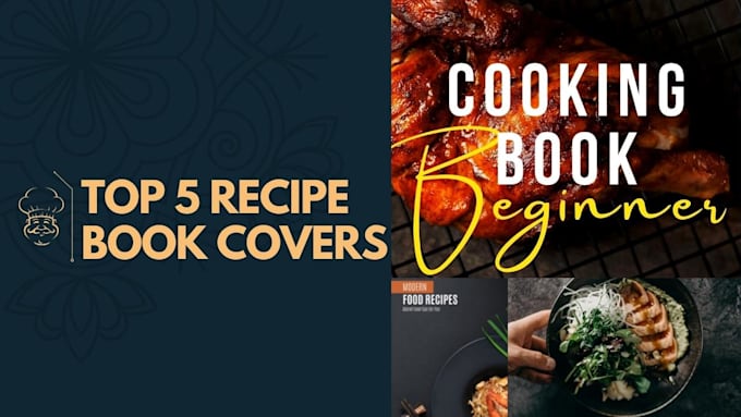 Do a professional top 5 recipe book covers by Jawadch_007 | Fiverr