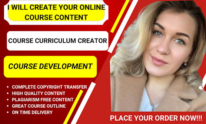Create online course content, course development, course curriculum ... Create online course content, course development, course curriculum ...