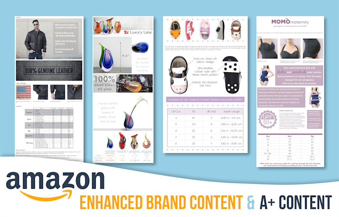 Create gorgeous amazon a plus and ebc content for your products by ...