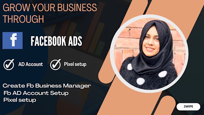 Create and setup your fb business manager and ad account by Asmaxahoor | Fiverr
