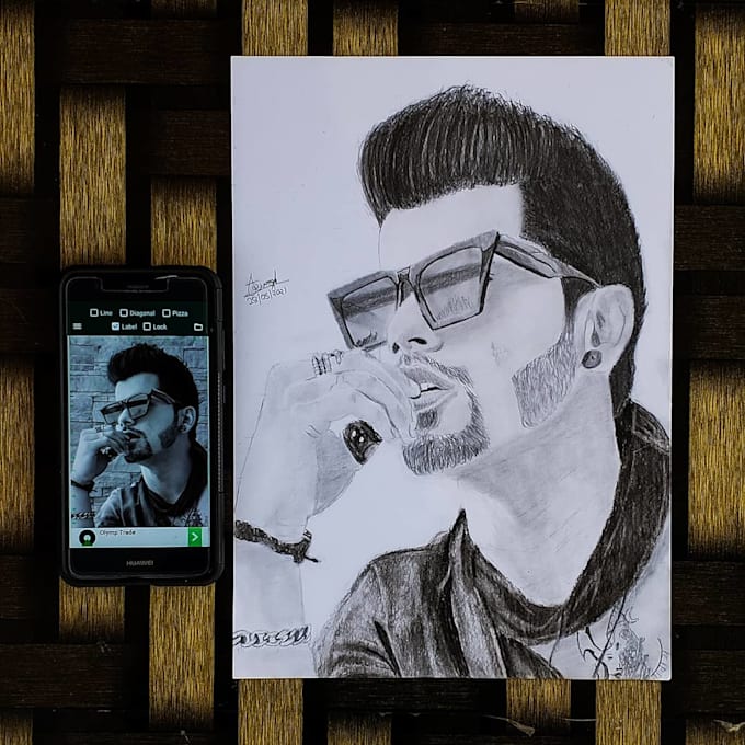 Transform your photo into a hand drawn sketch portrait by Pabla_jas ...