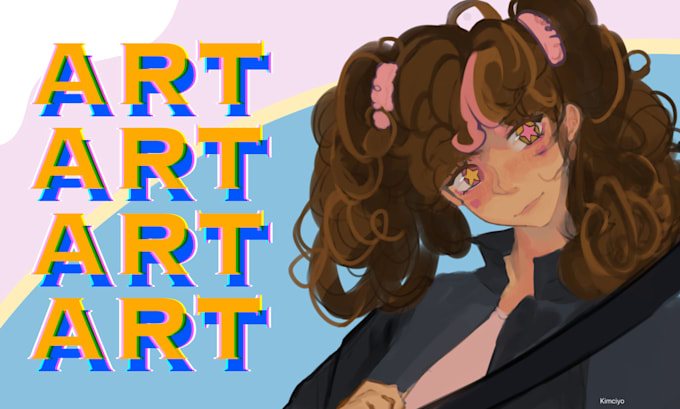 Draw your original character in my cool art style by Kimciyo | Fiverr