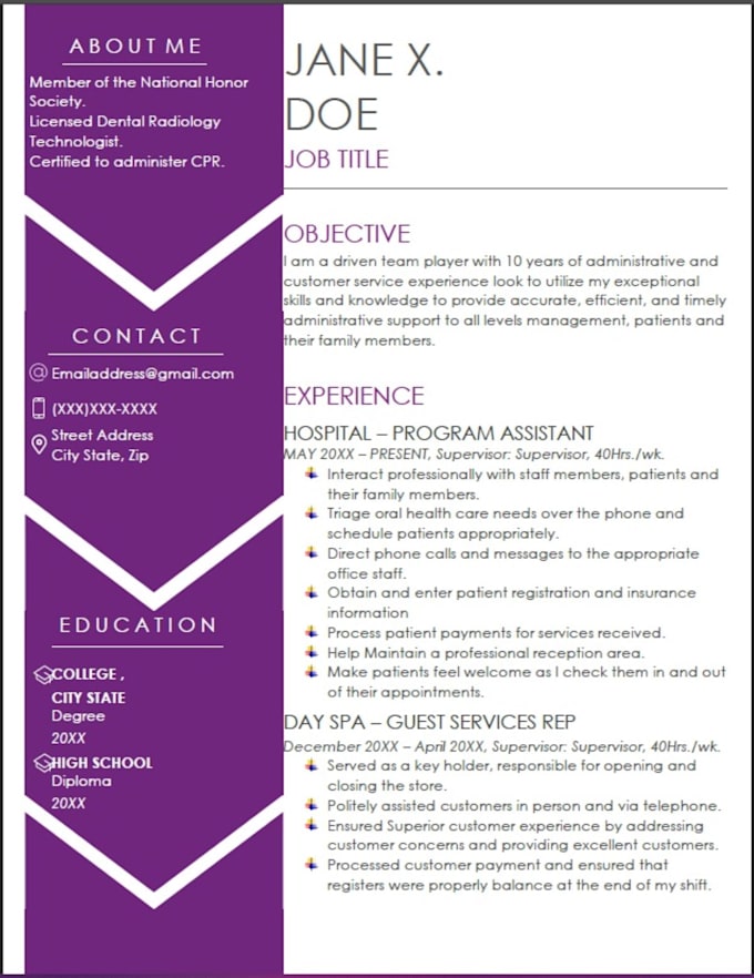 Build you the best resume to get you that government job by Ebonigaymon ...