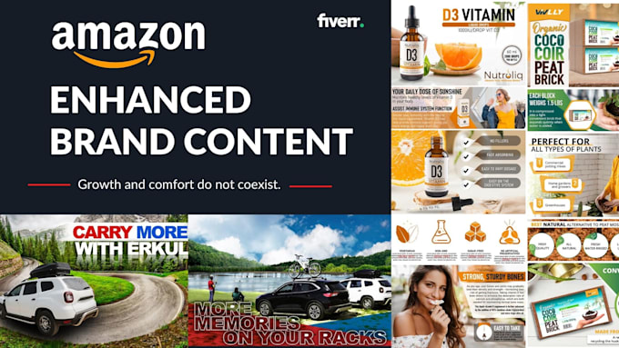 Design amazon enhanced brand content ebc or a plus content pages by ...
