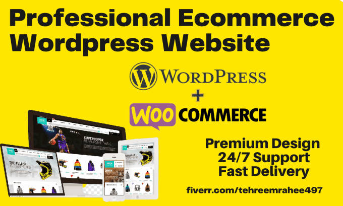 Create Wordpress Ecommerce Website Using Woo Commerce By