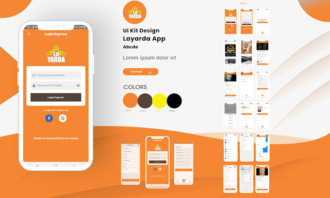 Design creative mobile app ui for android and ios by Sbkq_designz4u ...