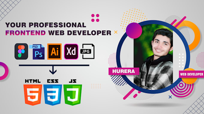 Be Your Frontend Web Developer In Html Css And Javascript By Mrhurera Fiverr 