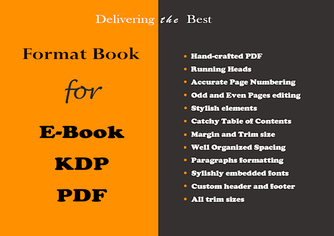 Do book formatting ad layout design for ebook or printing by Tim_oge | Fiverr