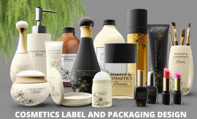 Design cosmetics and beauty label design, product label design ...