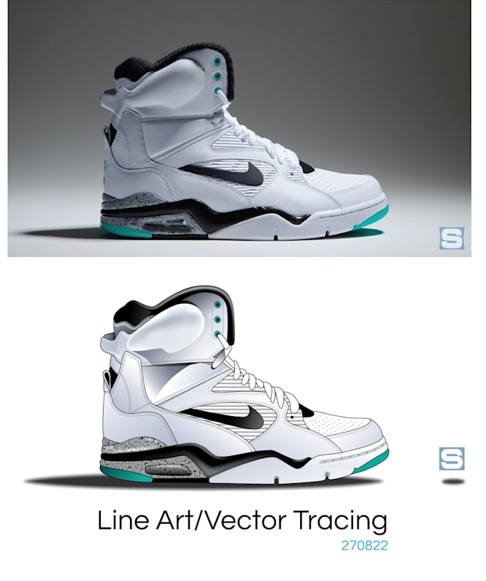 Convert any image to line art vector your product by Zaqien | Fiverr