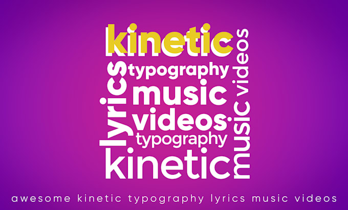 Create awesome kinetic typography lyrics music videos by Desh_editing97 | Fiverr