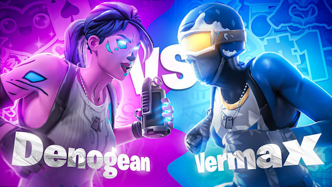 Design an eye catching 3d fortnite thumbnail by Dimcha1221 | Fiverr