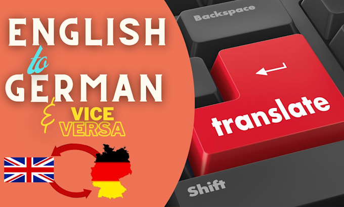 Translate english to german or translate german to english by ...