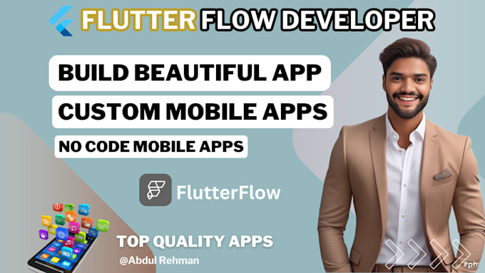 Be your flutterflow app developer flutter app flutter expert flutter firebase by Abdulrehman067 ...