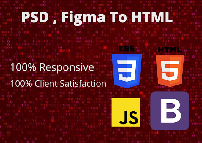 Convert figma or psd to html responsive web design by Hamzaashraf77 ...