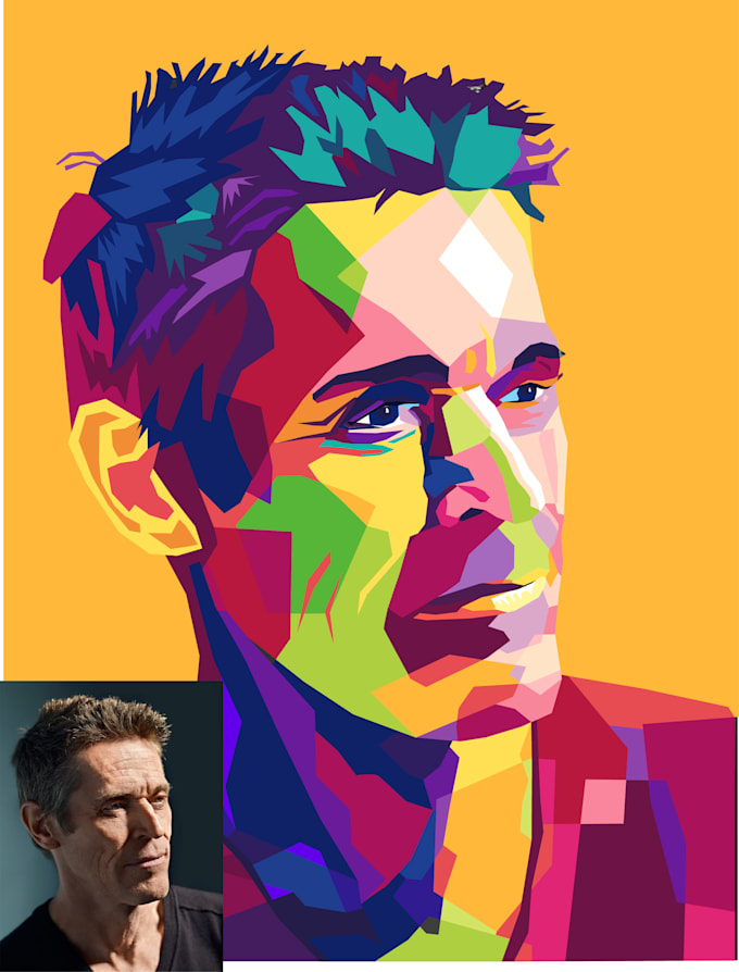 Make your photo into awesome wpap pop art portrait by Betulsalkaci | Fiverr