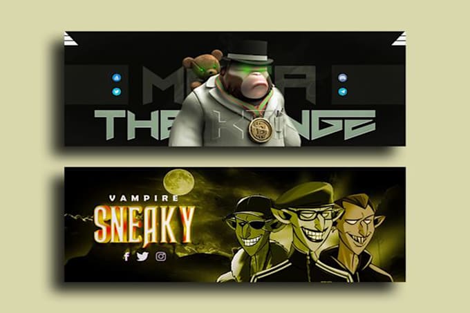 Make a professional discord banner by Jerrygardner507 | Fiverr