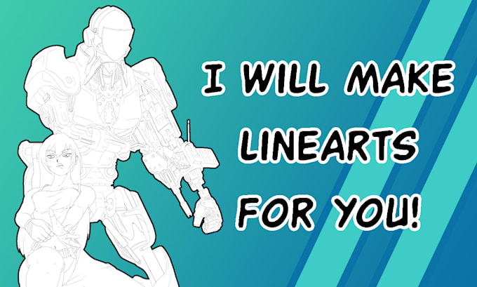 Make linearts for you by Maurodiazart | Fiverr