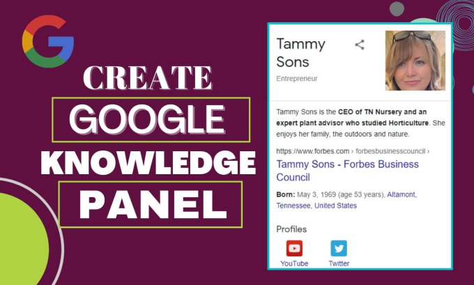 Create google knowledge panel or graph for personal branding by ...