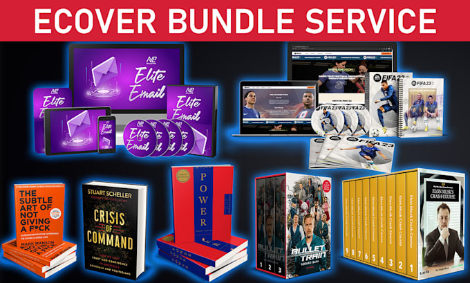 3d ecover bundle for ebook, software, course, amazon kdp, digital ...