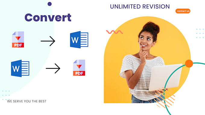 Convert pdf to word and vice versa by Itchasersglobal | Fiverr