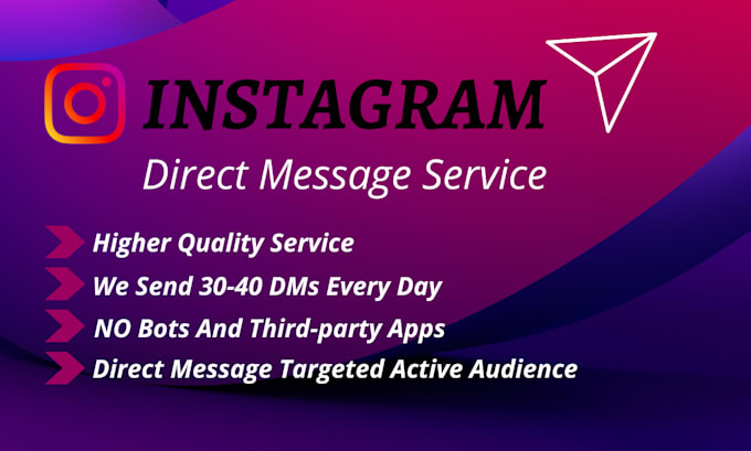 Do instagram marketing with instagram direct messages dms by ...