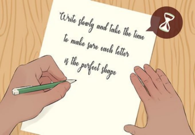 Do creative handwriting within 24 hours from any doc pdf by Haeeid | Fiverr