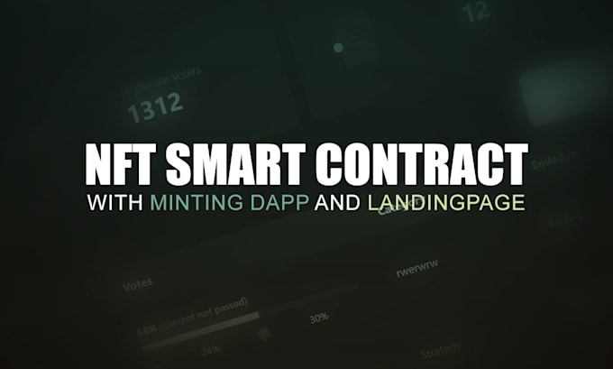 Create A Nft Smart Contract With Minting Dapp And Landingpage By Patrickweb3dev Fiverr