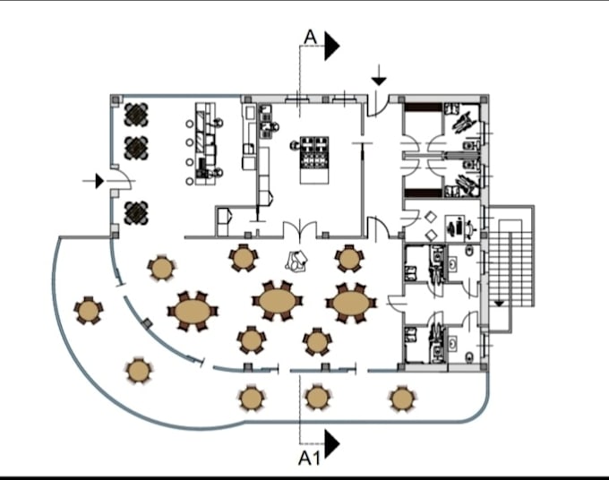 Create the plant of a building in autocad 2d by Chrpol | Fiverr