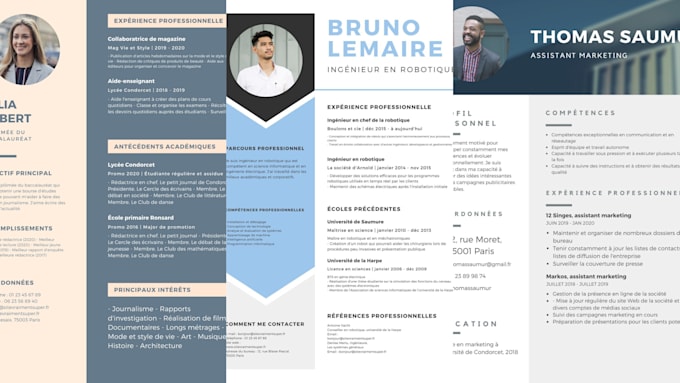 Creat a professional resume, cv or motivation letter by Moadghazoui ...