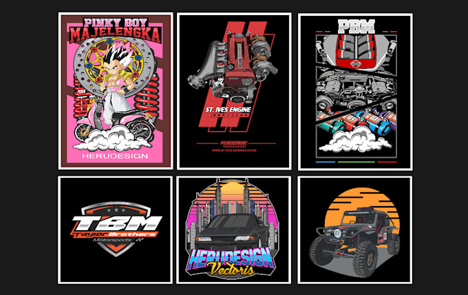 Create a awesome racing and professional automotive logo design by Herudesign999 | Fiverr