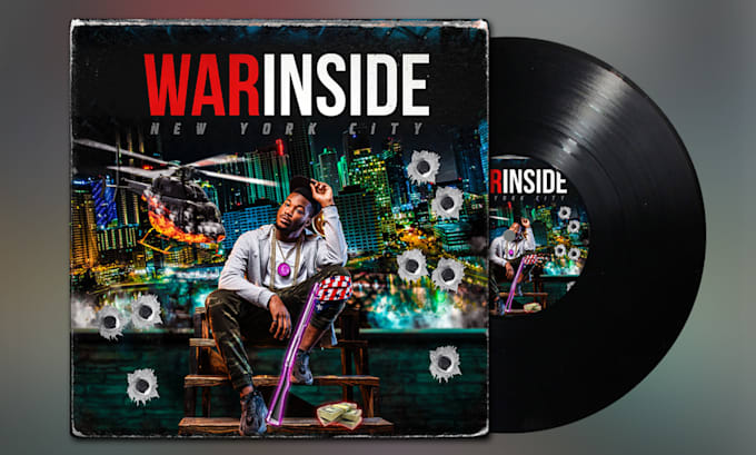 Professionally design unique album cover art or music artwork by Mad ...