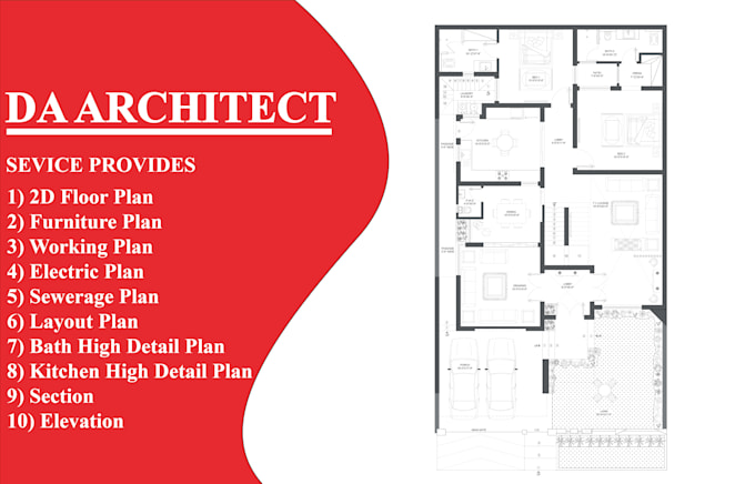 Be your architect, i will provide 2d floor plan with detail by Da ...