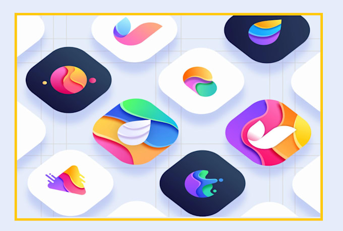 Design a modern app icon logo by Ivory_dicki | Fiverr