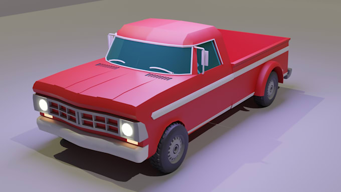 Low poly truck car for hyper casual game by Nervaofficial | Fiverr