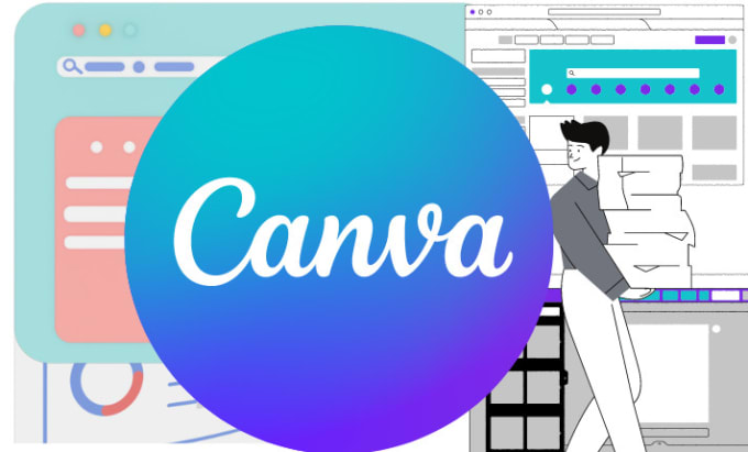 Create any design using canvas by Asadullahna | Fiverr