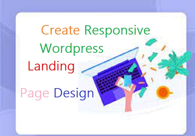 Create responsive wordpress landing page design by Roberto_utse | Fiverr