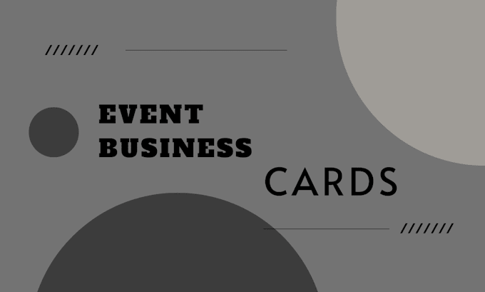 Design your event cards, business cards by Mahin_afroz | Fiverr