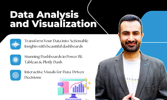 Do data analysis,data visualization, and provide stunning dashboards by ...