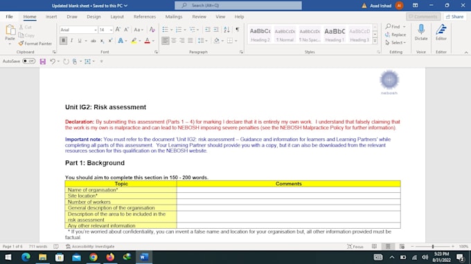 Do ms word assignment, ppt presentation , reports and task by ...