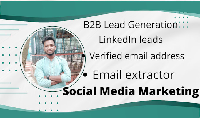 Do b2b leadgeneration, targeted linkedin email list, by A4tech00 | Fiverr