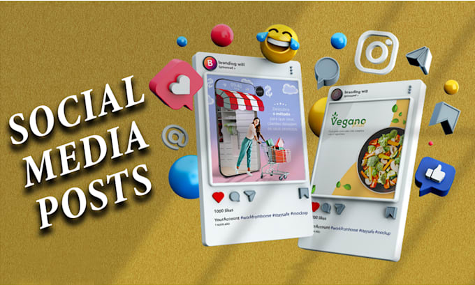 Do social media posts in all categories, by Ather_ali2 | Fiverr