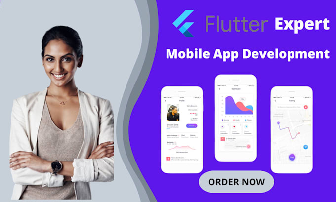 Do flutter mobile app development for android and ios device by Dev ...