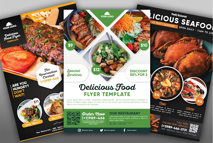 Design creative restaurant flyer and food menu by Mshassan123 | Fiverr